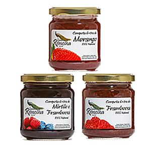 Pack de Degustação - 3 Compotas Mini 50g (sabores à escolha), Preço: 4 ...