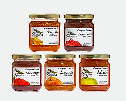 Pack de Degustação - 5 Compotas Mini 50g (sabores à escolha), Preço: 7 ...